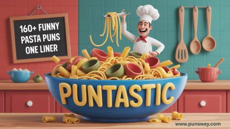 160+ Funny Pasta Puns One Liner 2025 - Puns Way
