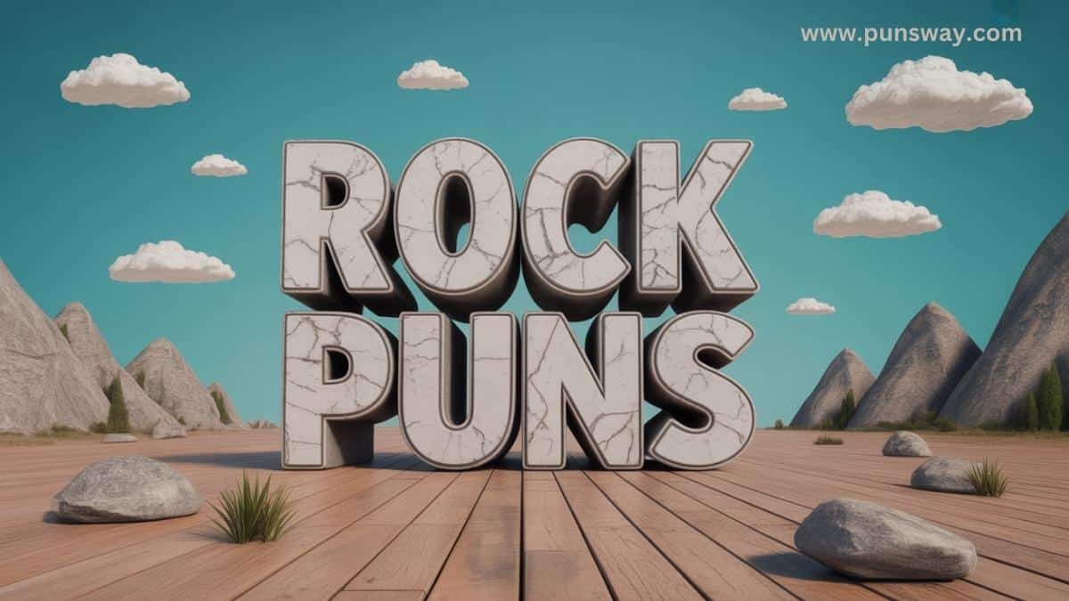 Rock Puns Jokes 250+Funy one-liner - Puns Way