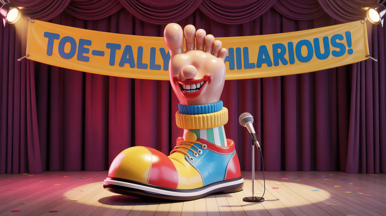 200+funny Toe Puns and jokes onliner 2025 - Puns Way