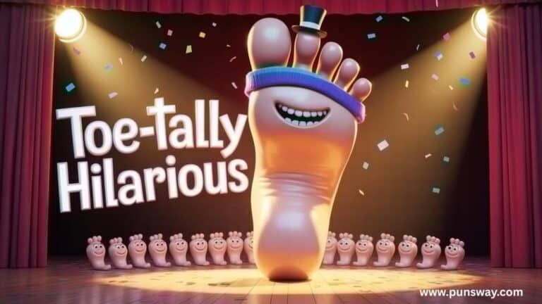 200+funny Toe Puns and jokes onliner 2025 - Puns Way