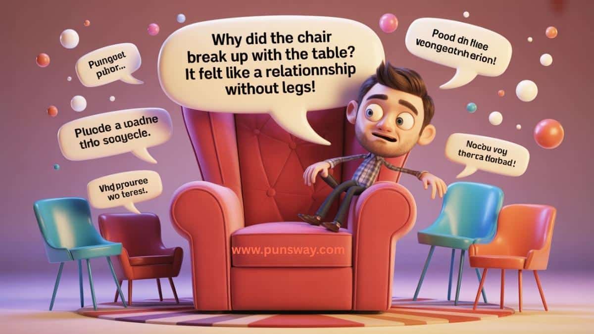 195+ Funny Chair Puns & Jokes One Liner (2025) - Puns Way
