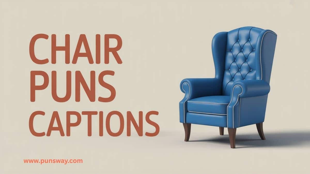 195+ Funny Chair Puns & Jokes One Liner (2025) - Puns Way