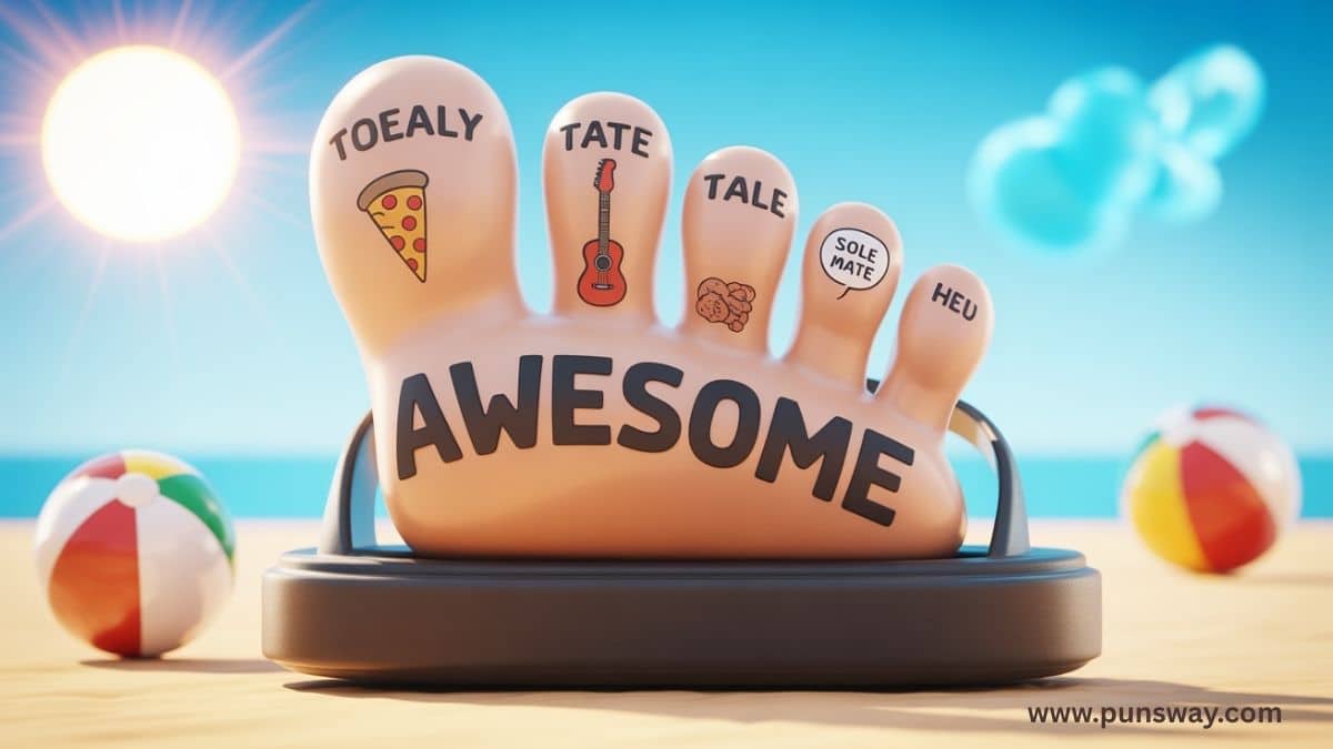 200+funny Toe Puns and jokes onliner 2025 - Puns Way