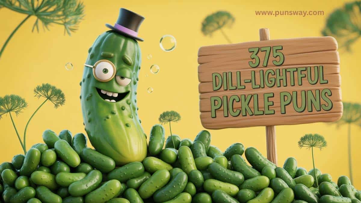 375 Dill-lightful Pickle Puns That’ll Crunch Up Your Day - Puns Way