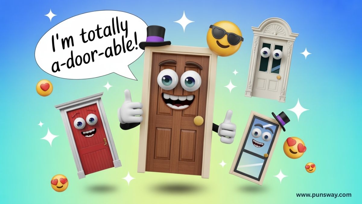 150+ Funny Door Puns That’ll Knock You Off Your Hinges - Puns Way