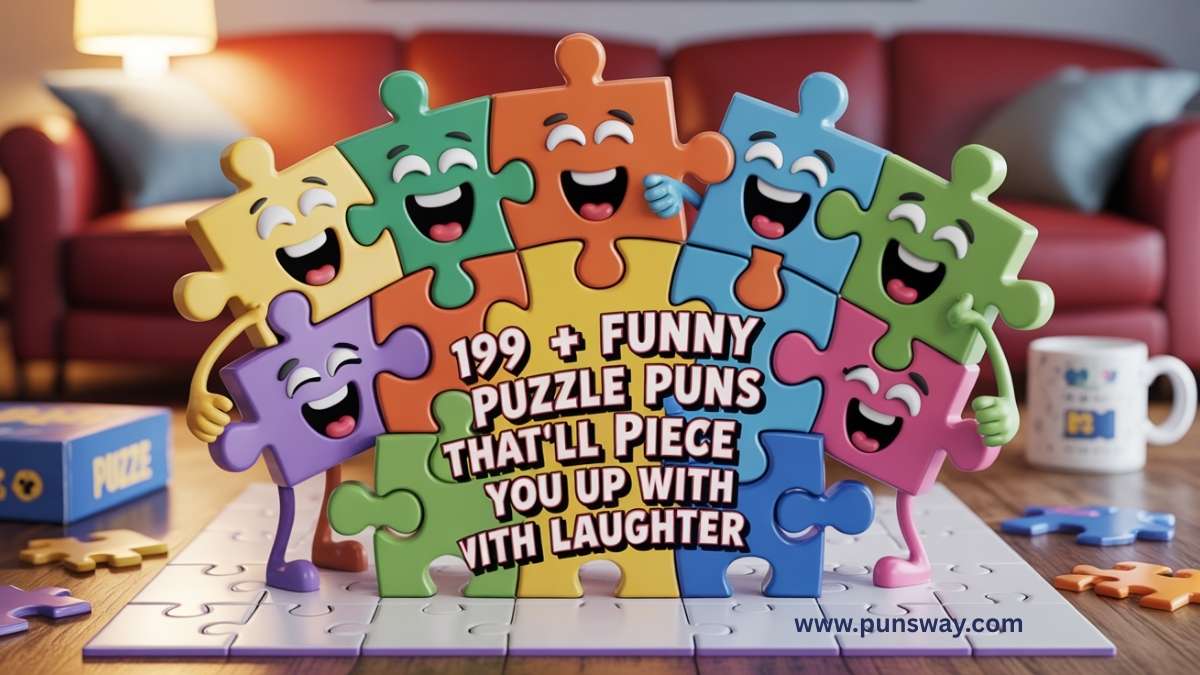 199+ Funny Puzzle Puns That’ll Piece You Up with Laughter - Puns Way