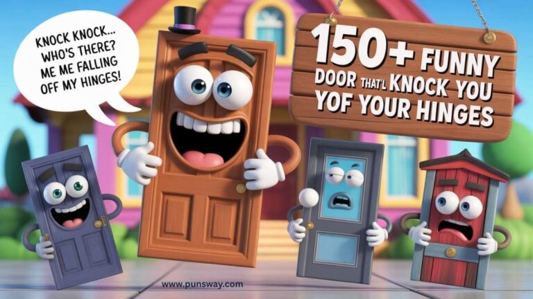 150+ Funny Door Puns That’ll Knock You Off Your Hinges - Puns Way