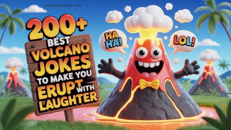 200+ Best Volcano Jokes to Make You Erupt with Laughter - Puns Way