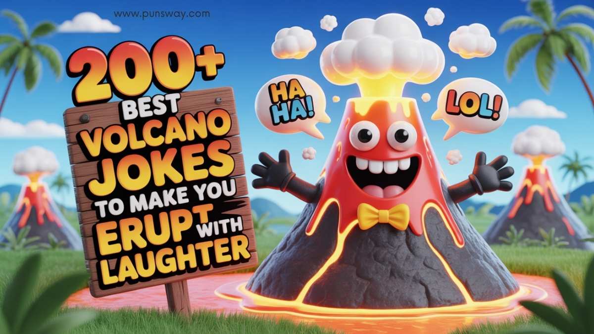 200+ Best Volcano Jokes to Make You Erupt with Laughter - Puns Way