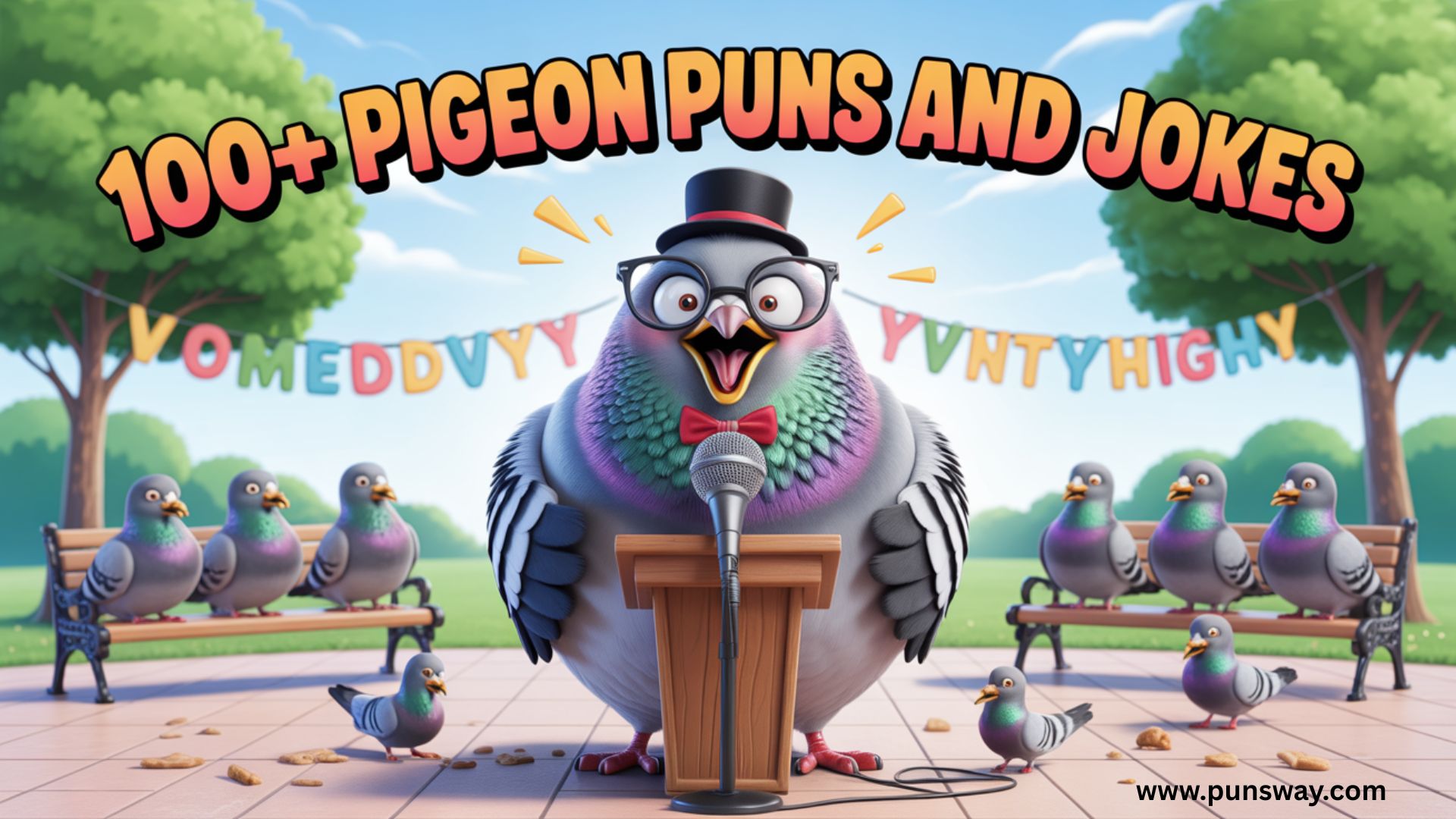 100+ Pigeon Puns and Jokes Short, Cute & Funny One Liners - Puns Way