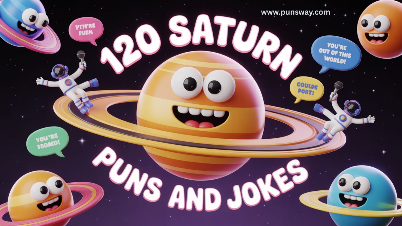120 Saturn Puns and Jokes Planetary Fun & One-Liners - Puns Way