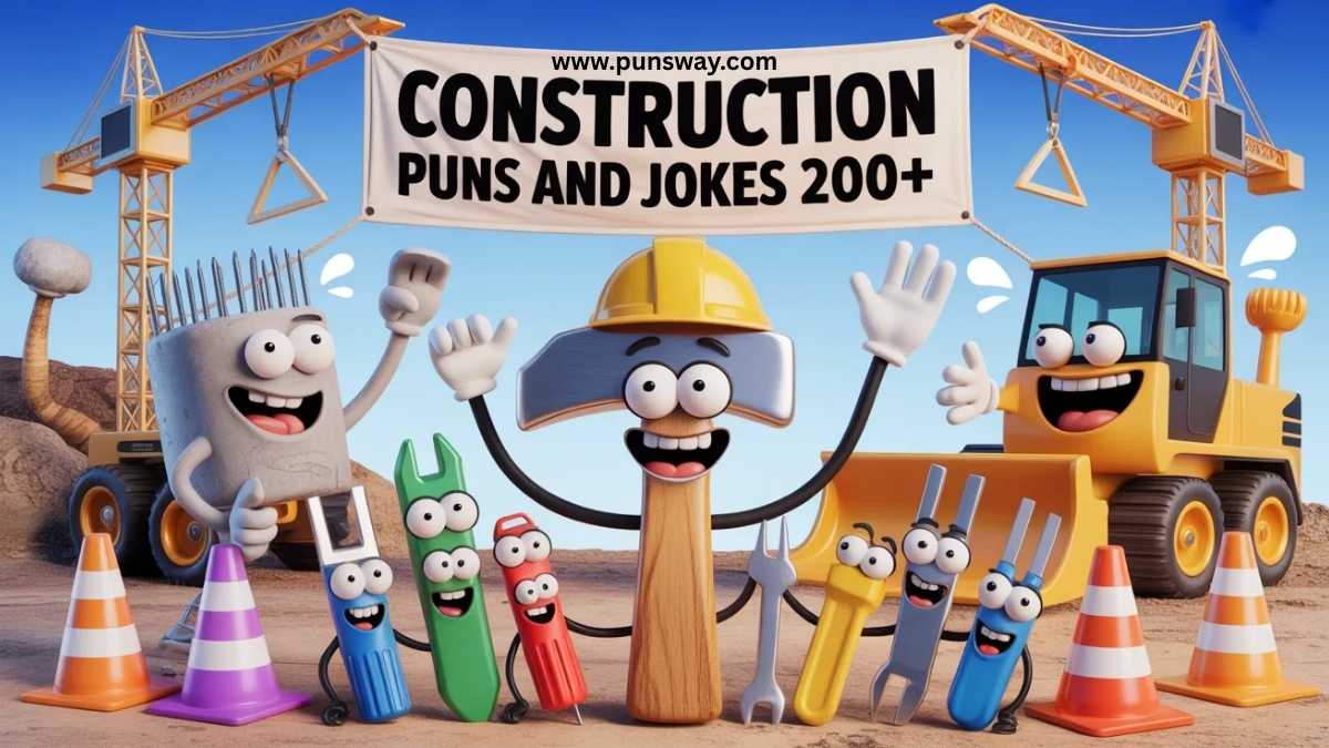 Construction Puns and Jokes 200+ That Nail It Every Time - Puns Way
