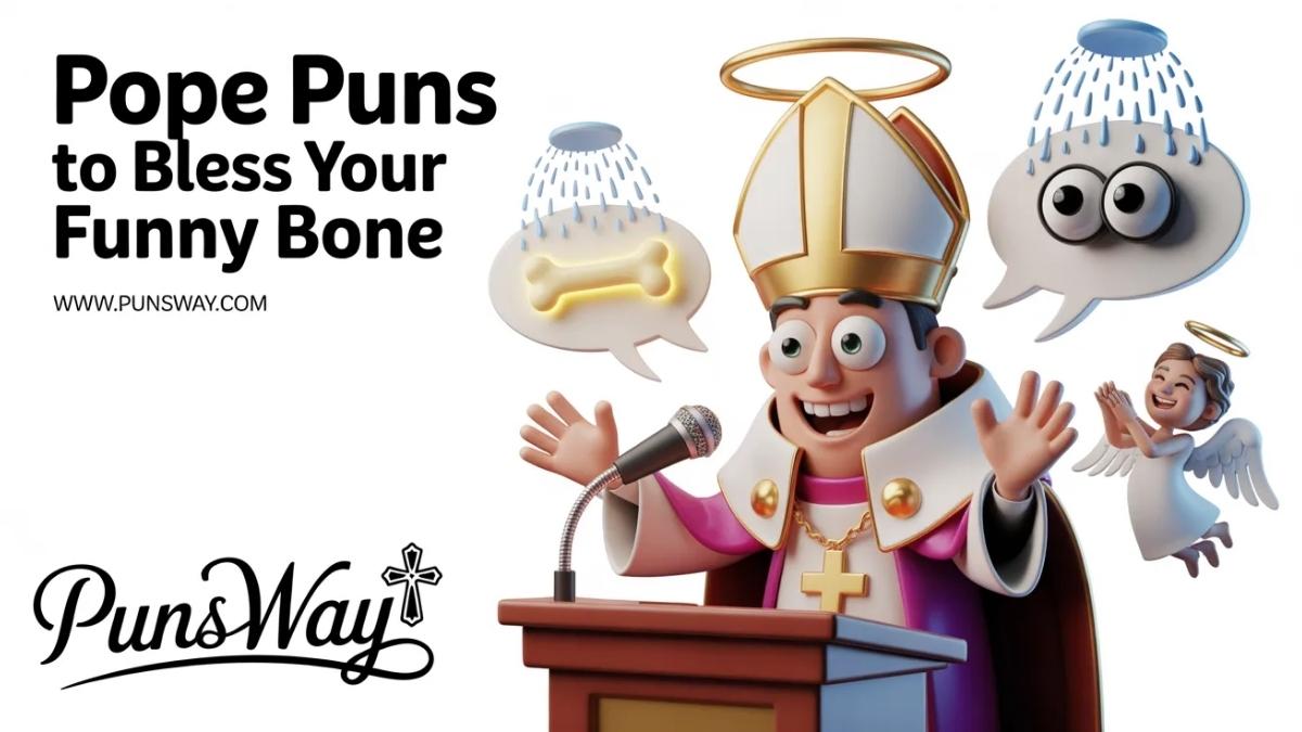 251+ Pope Puns to Bless Your Funny Bone - Puns Way
